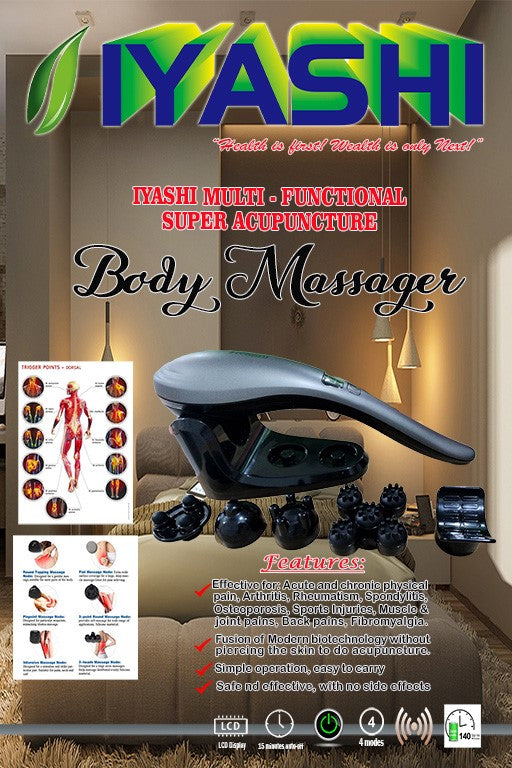 Iyashi Multi Functional Super Acupuncture Body Massager – iyashiuhpt